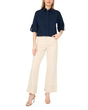 1.State Boxy Button Down Shirt