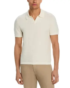 Rails Baker Relaxed Fit Knit Polo Top - Ivory