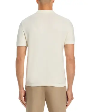 Rails Baker Relaxed Fit Knit Polo Top - Ivory