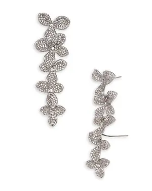 Shashi Lilliana Earrings - Silver