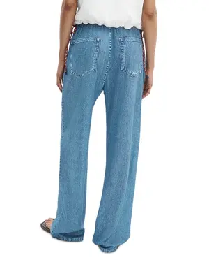 Rag & Bone Rb Miramar Crinkled Swim Cover-up Pants