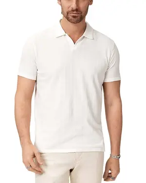 John Varvatos Zion Jacquard Garment Dye Polo - Salt