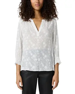 Gerard Darel Callys Ruffled Cuff Top