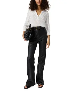 Gerard Darel Callys Ruffled Cuff Top