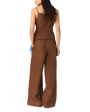 Maje Lilicao Linen Top