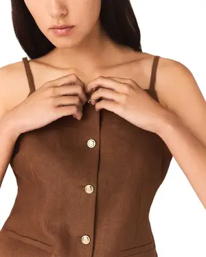 Maje Lilicao Linen Top