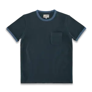 &SONS TRADING CO Ringer T-shirt Navy