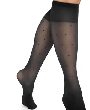 Swedish Stockings 2-pack Doris Dots Knee-highs