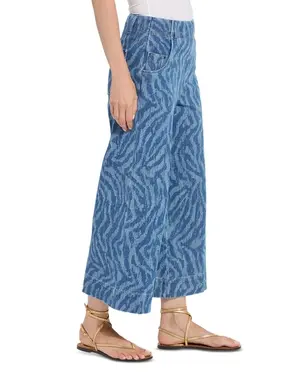 Lyssé Leo High-rise Cropped Wide Leg Jeans