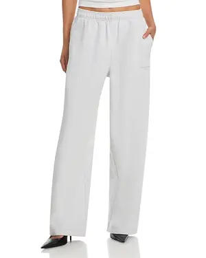 Alexander Wang Mid-rise Relaxed Sweatpants - Light Heather