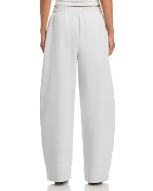 Alexander Wang Mid-rise Relaxed Sweatpants - Light Heather