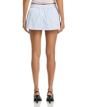 Alexander Wang Mid Rise Mini Boxer Skort