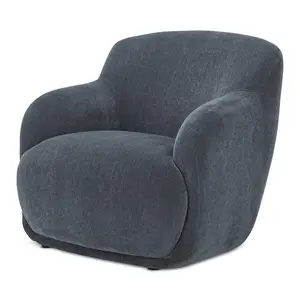 MOE'S HOME COLLECTION Stevie Lounge Chair - Slate Blue