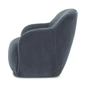 MOE'S HOME COLLECTION Stevie Lounge Chair - Slate Blue