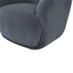 MOE'S HOME COLLECTION Stevie Lounge Chair - Slate Blue