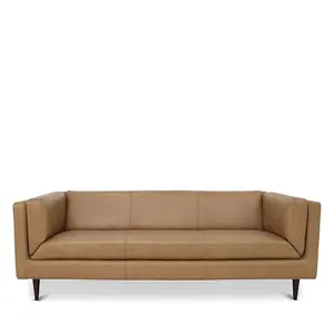 MOE'S HOME COLLECTION Woods Leather Sofa - Tan