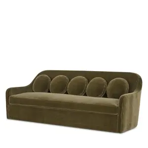 MOE'S HOME COLLECTION Rialto Faux Mohair Sofa