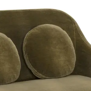 MOE'S HOME COLLECTION Rialto Faux Mohair Sofa