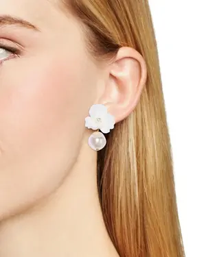 JENNIFER BEHR Clarabel Earrings - Cream