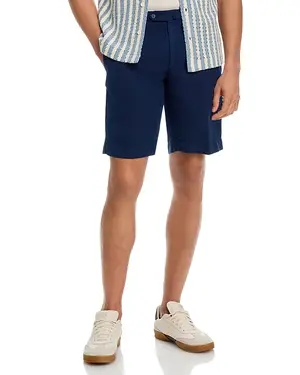 SLOWEAR Incotex Linen & Cotton Garment-dyed Chino Shorts - Dark Blue