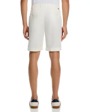 SLOWEAR Incotex Linen & Cotton Garment-dyed Chino Shorts - White