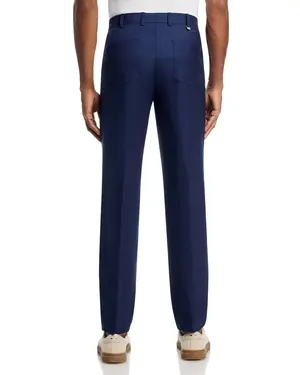 PT TORINO Wool Serge 160's Slim Fit Five Pocket Pants - Blue