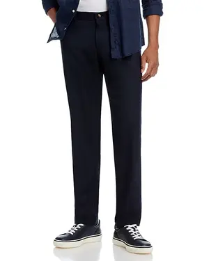 PT TORINO Wool Serge 160's Slim Fit Five Pocket Pants - Navy