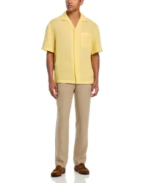 Hugo Exolino Oversized Fit Pocket Shirt - Medium Yellow