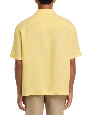 Hugo Exolino Oversized Fit Pocket Shirt - Medium Yellow