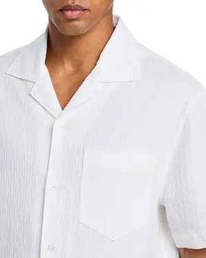 Hugo Exolino Oversized Fit Pocket Shirt - Open White