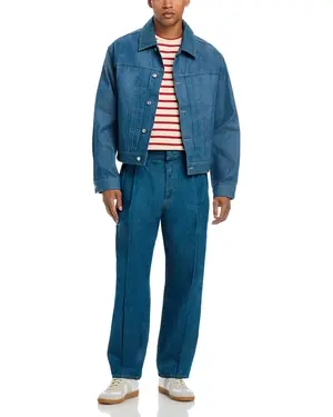 Hugo Regular Fit Denim Jacket - Dark Blue