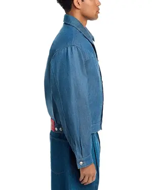 Hugo Regular Fit Denim Jacket - Dark Blue