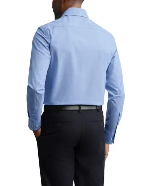 Ted Baker London Nantucket Spread Collar Slim Fit Premium Stretch Dress Shirt - Blue