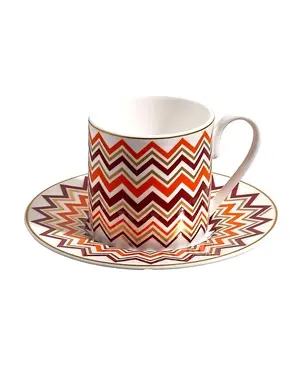Missoni Iconic Coffee Cup & Saucer, Set Of 6 - Multicolor