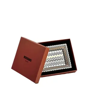Missoni Zig Zag Rectangular Large Tray In Luxury Box