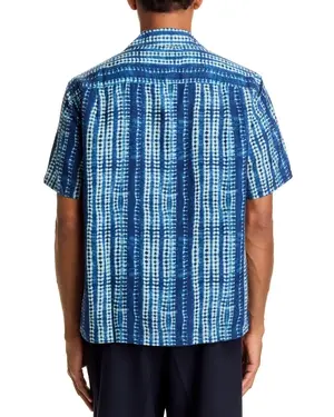 Madewell Tencel Blend Short Sleeve Shirt - Classic Indigo