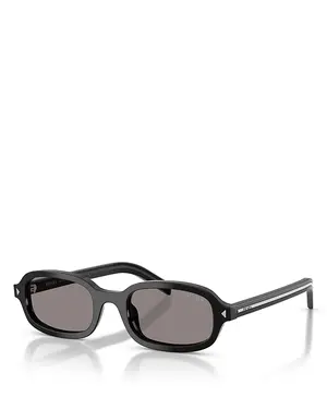 Prada Pr Oval Sunglasses - Black
