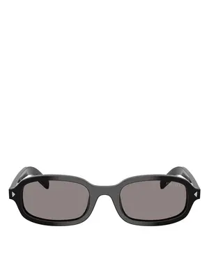 Prada Pr Oval Sunglasses - Black