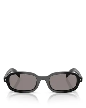 Prada Pr Oval Sunglasses - Black
