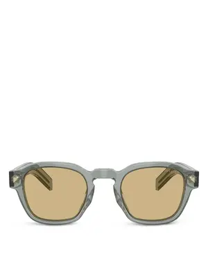Prada Round Frame Sunglasses - Light Brown
