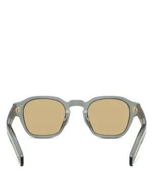 Prada Round Frame Sunglasses - Light Brown