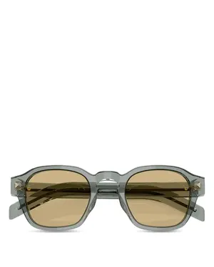Prada Round Frame Sunglasses - Light Brown