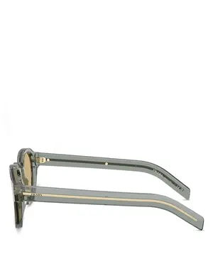 Prada Round Frame Sunglasses - Light Brown