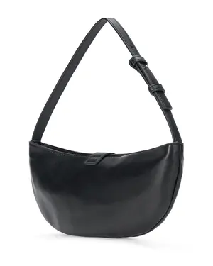 Staud Harlow Crescent Leather Shoulder Bag