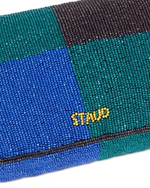 Staud Timmy Beaded Convertible Shoulder Bag - Conch Shell