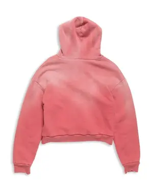Acne Studios Hooded Zip Sweatshirt - Red