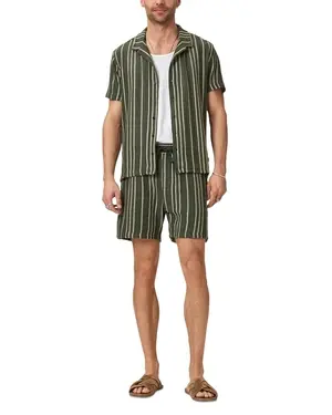 John Varvatos Vertical Texture Striped Shorts