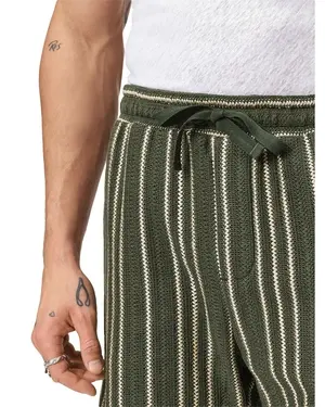 John Varvatos Vertical Texture Striped Shorts