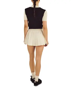 MALBON Giselle Mini Skirt - Cream
