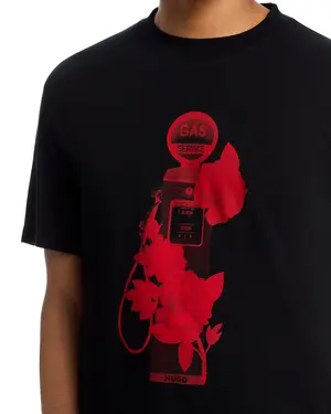 Hugo Dikerd Floral Gas Pump Graphic T-shirt